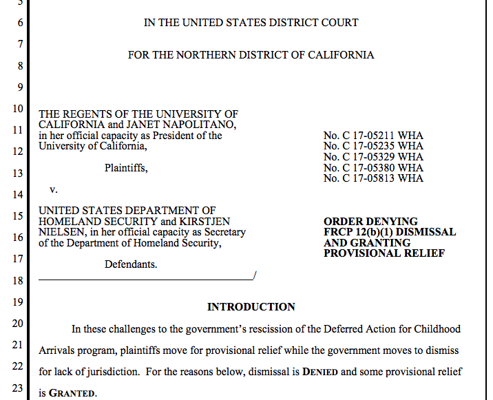 Read the Entire Ruling by the Federal Judge Who Issued Temporary Block ...