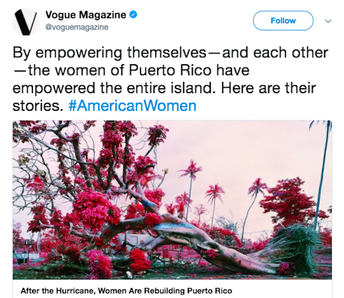 VOGUE Raised Voices of Puerto Rican Women, But Failed to Feature Puerto ...