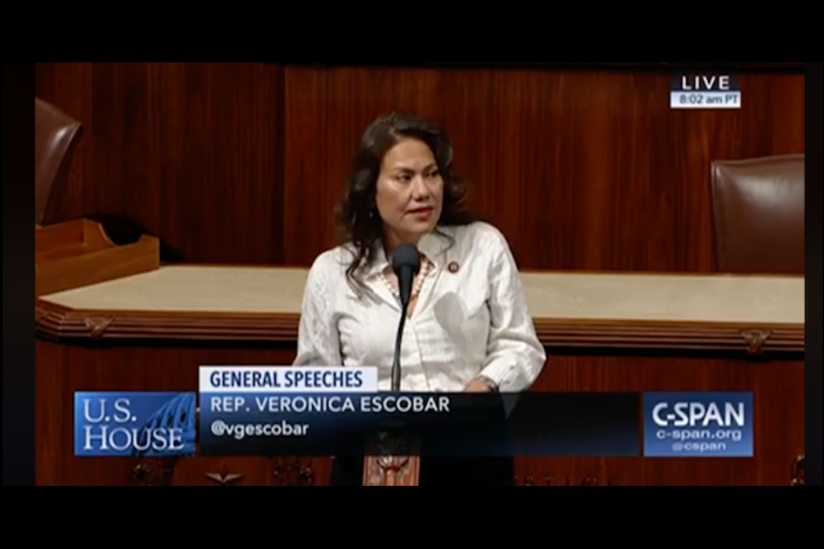 Rep. Veronica Escobar Gives Her First US House Speech: 'I Am a Proud ...