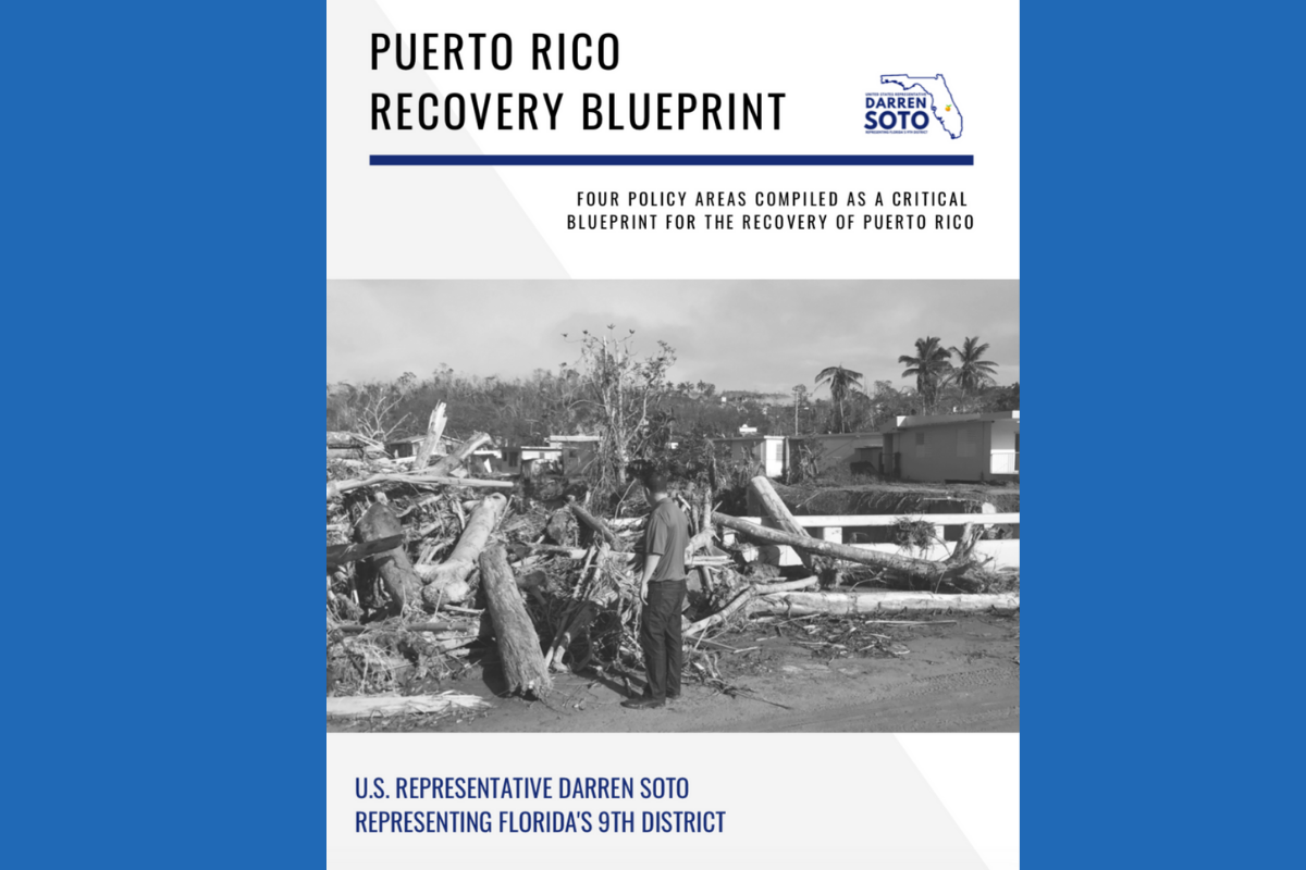 Rep. Darren Soto Releases Puerto Rico Recovery Blueprint - Latino Rebels