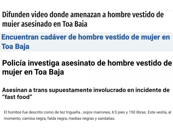 How Puerto Rico Failed Alexa, the Homeless Trans Woman Murdered in Toa ...